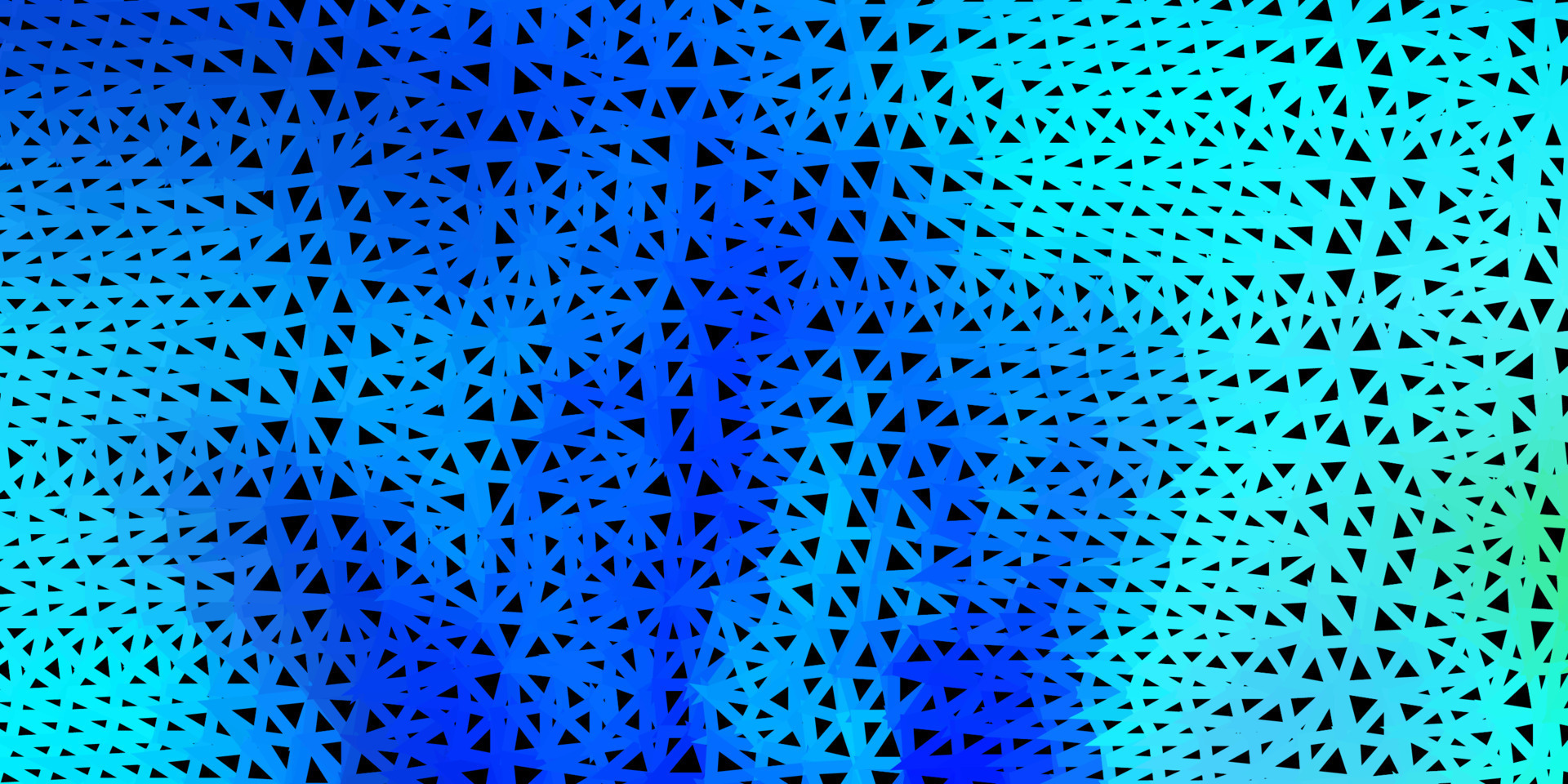 Dark blue, green vector gradient polygon layout. 12248704 Vector Art at ...