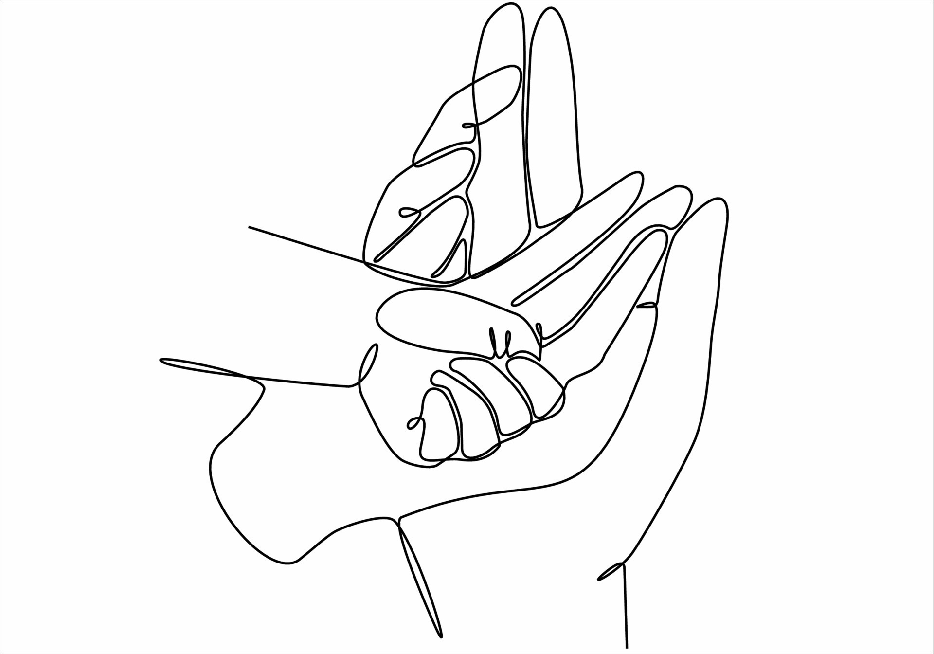 continuous line art 12250490 Vector Art at Vecteezy