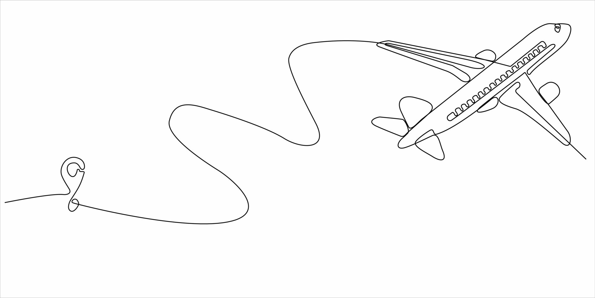 continuous line art 12250500 Vector Art at Vecteezy