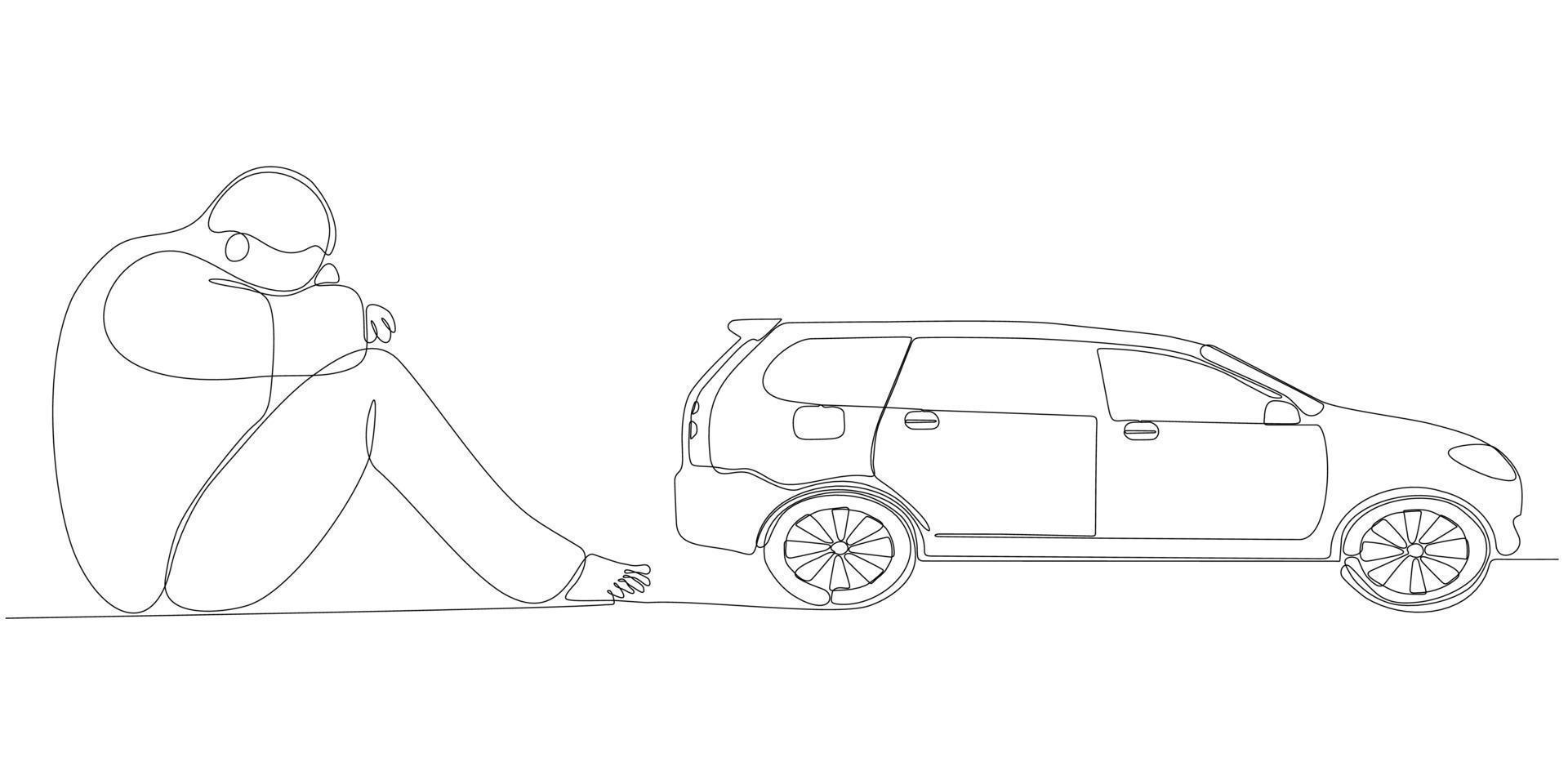 continuous line art 12250515 Vector Art at Vecteezy