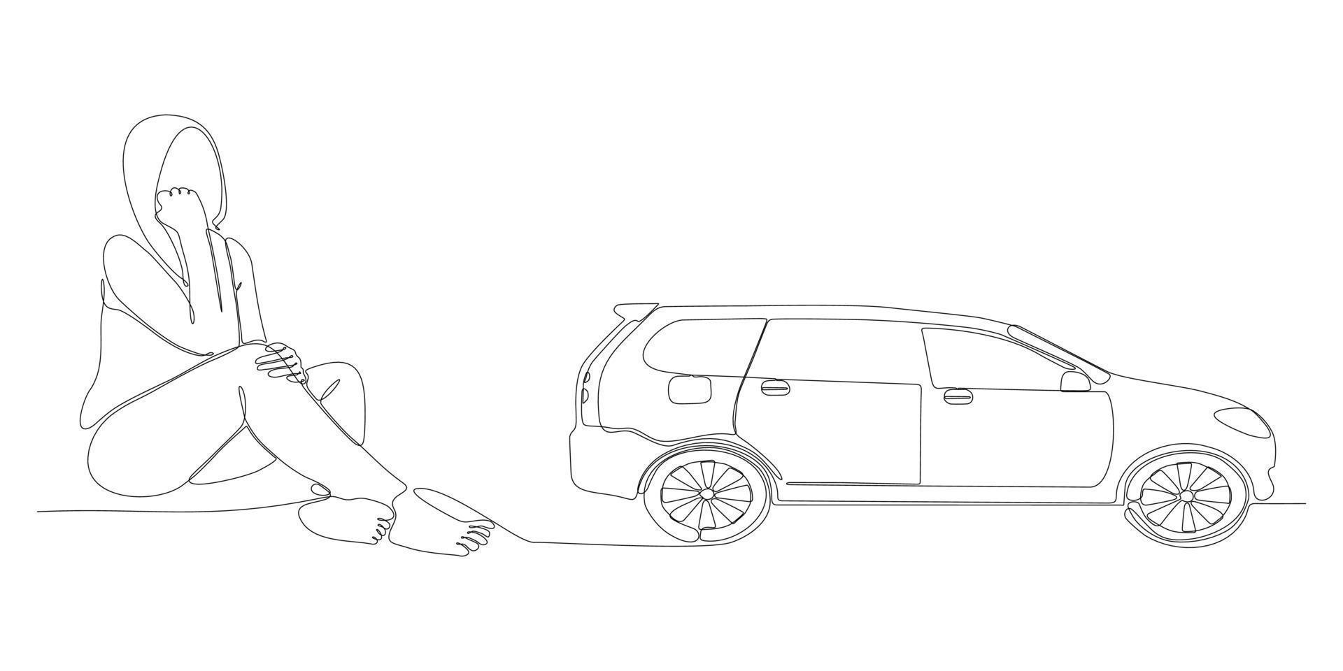 continuous line art 12250520 Vector Art at Vecteezy