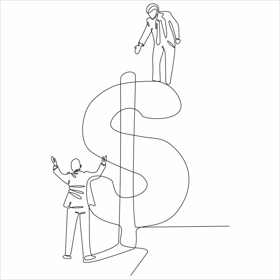 continuous line art 12250522 Vector Art at Vecteezy