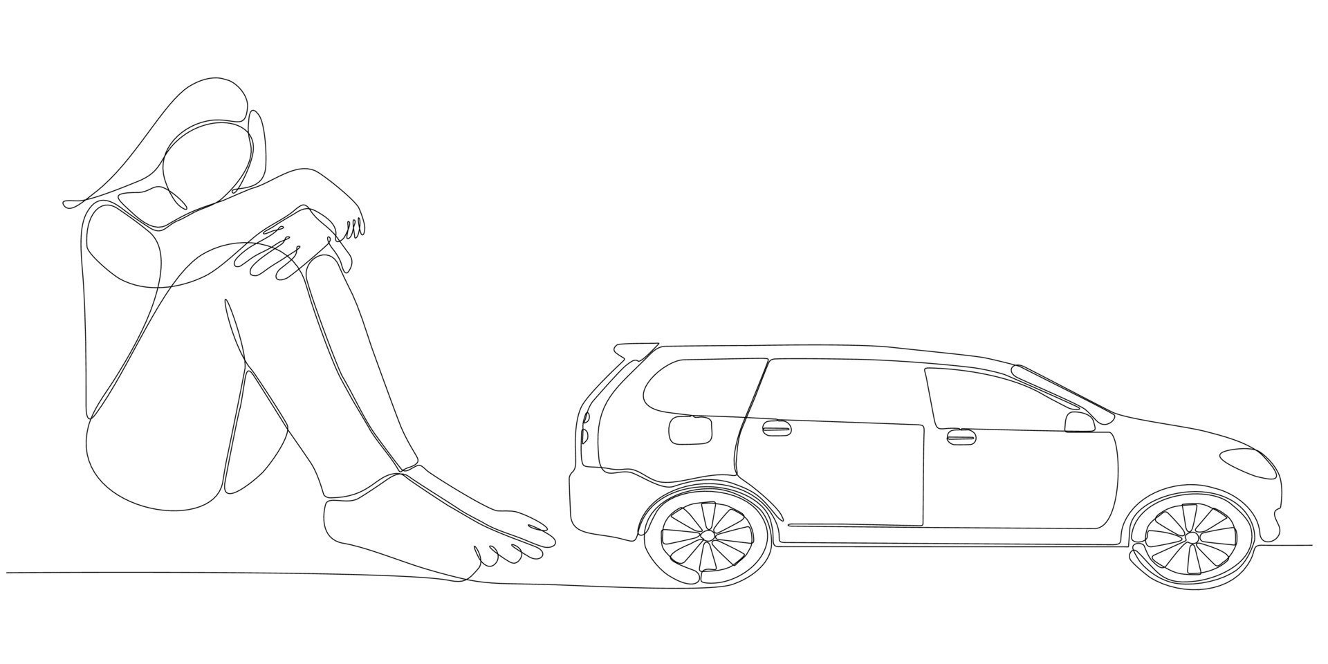 continuous line art 12250523 Vector Art at Vecteezy