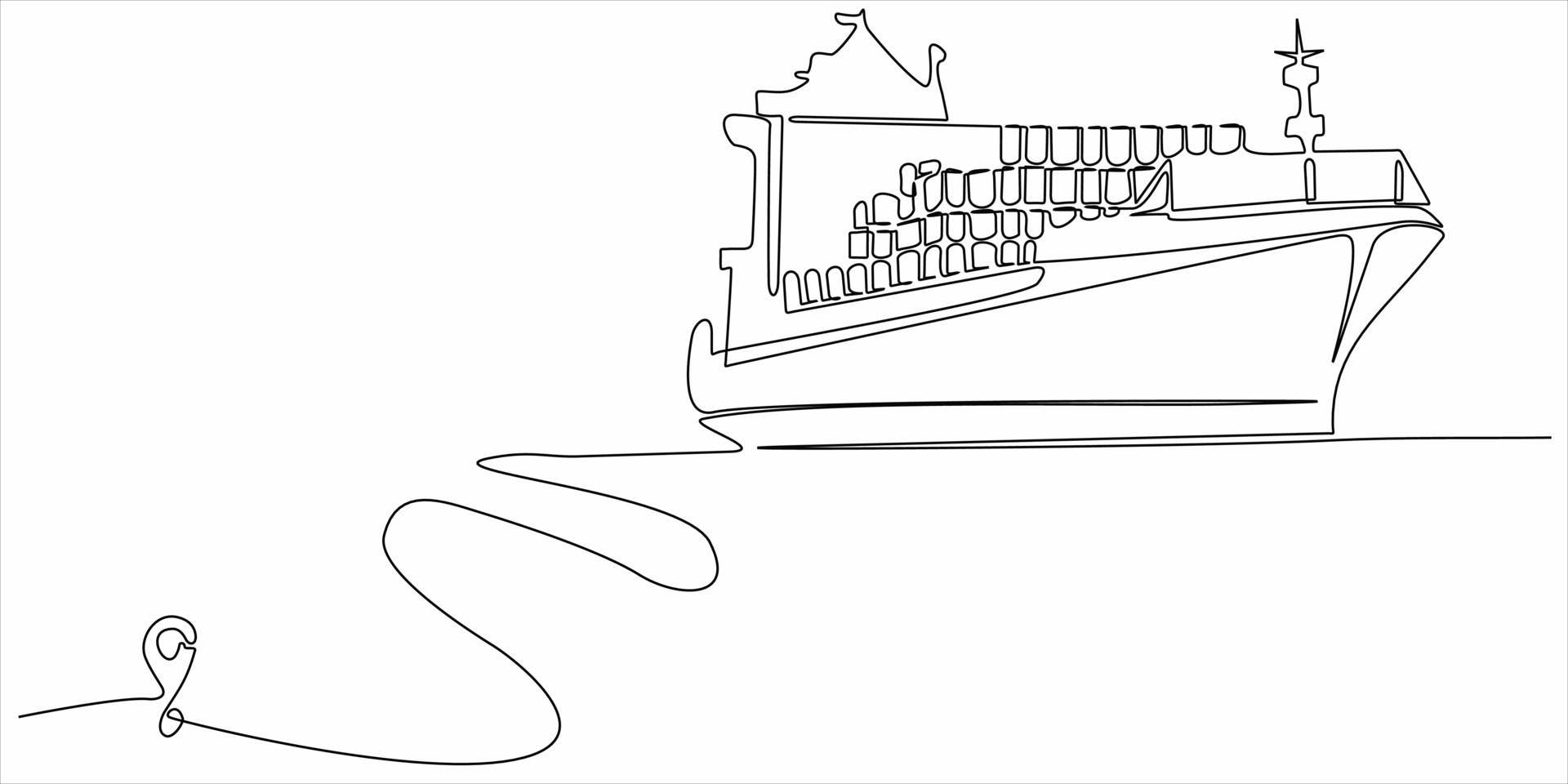 continuous line art 12250529 Vector Art at Vecteezy