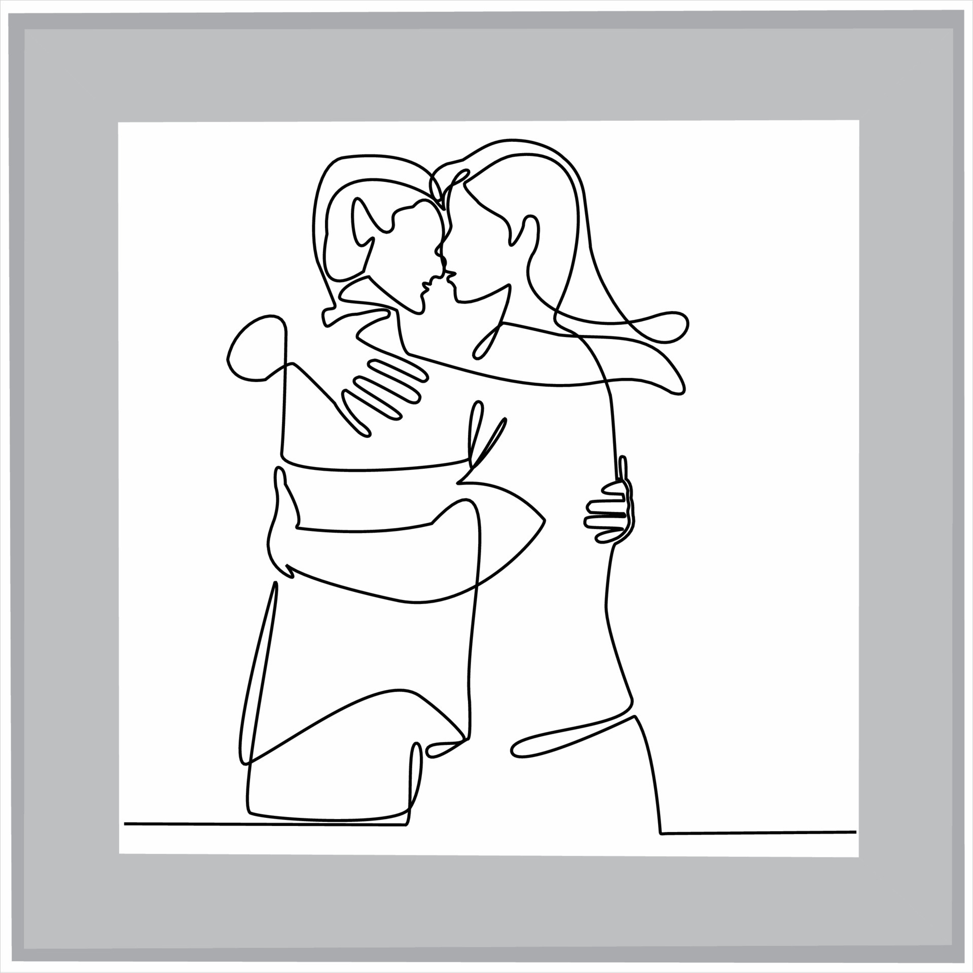 continuous line art 12250534 Vector Art at Vecteezy