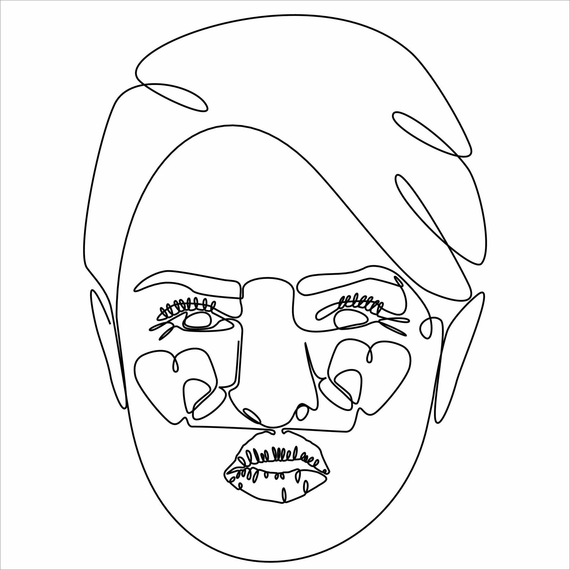 continuous line art 12250535 Vector Art at Vecteezy