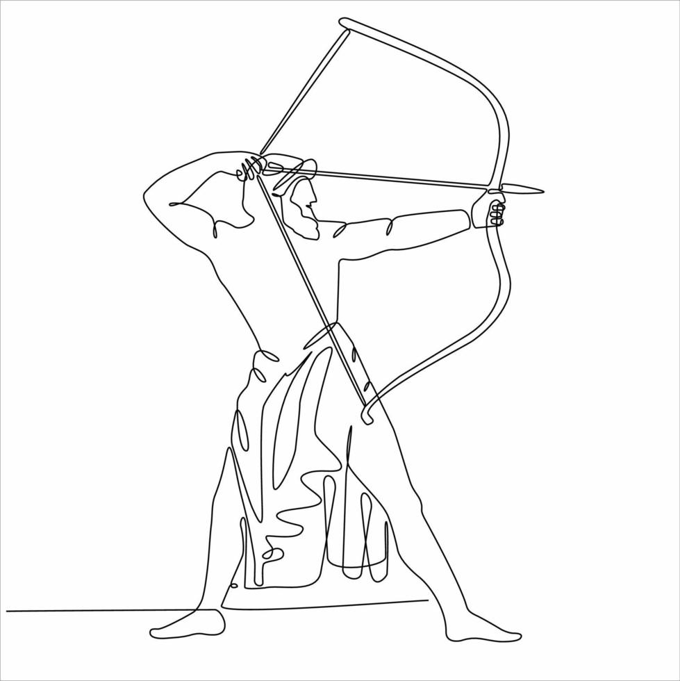 continuous line art 12250536 Vector Art at Vecteezy