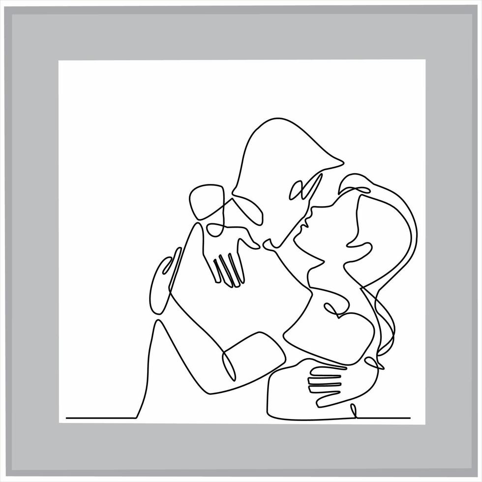 continuous line art 12250537 Vector Art at Vecteezy