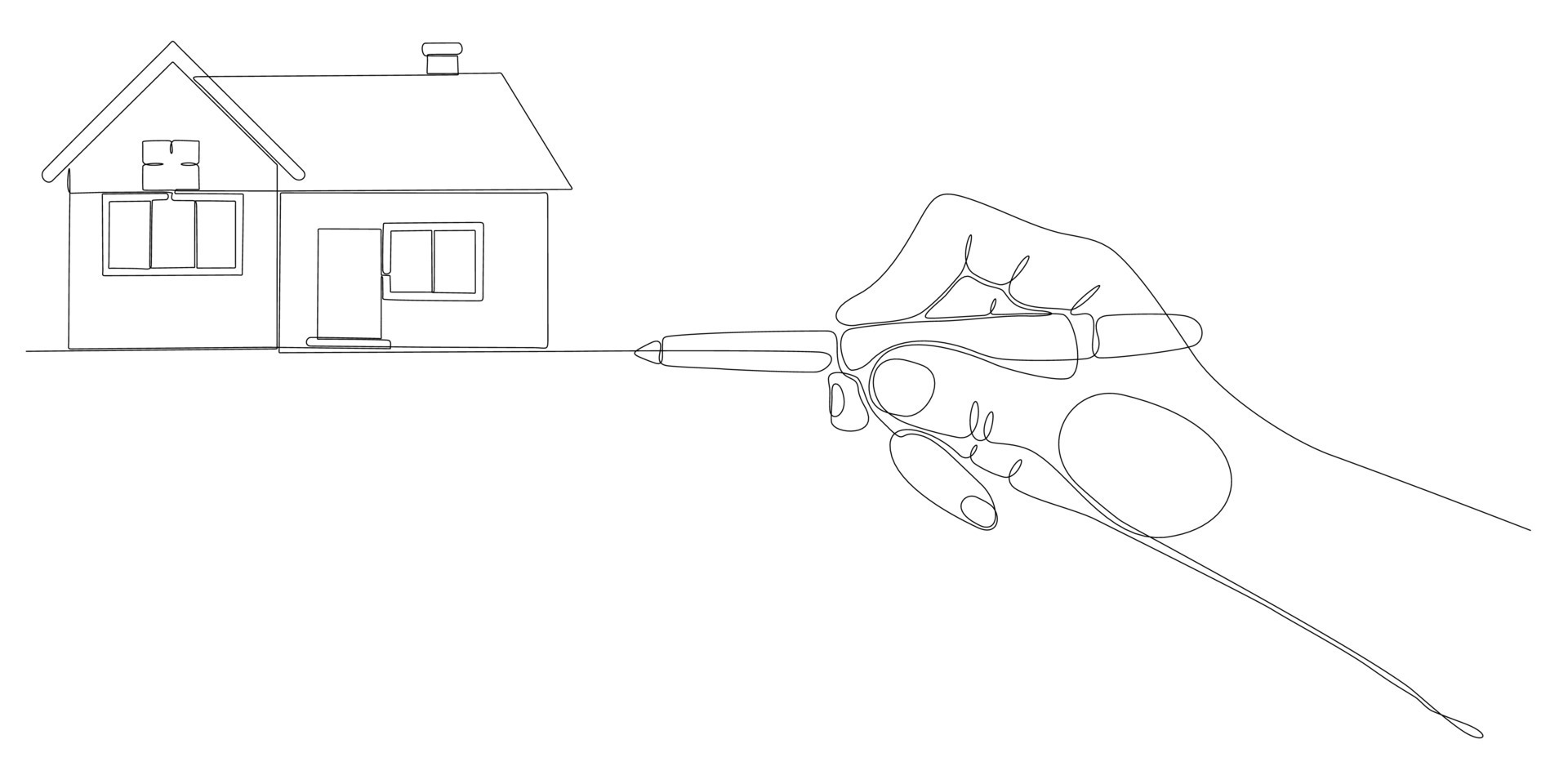 continuous line art 12250559 Vector Art at Vecteezy