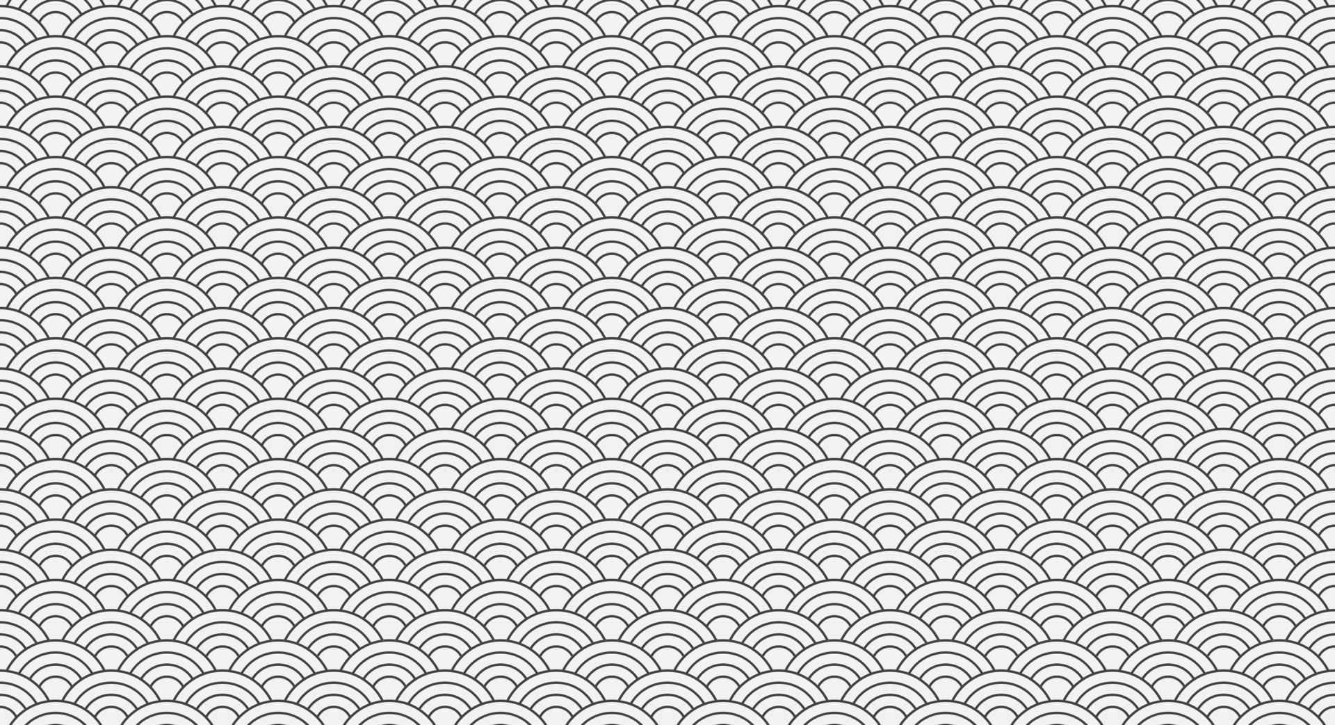 Geometric Seamless Pattern Background Cloud River Or Waves Design Vector Illustration Of