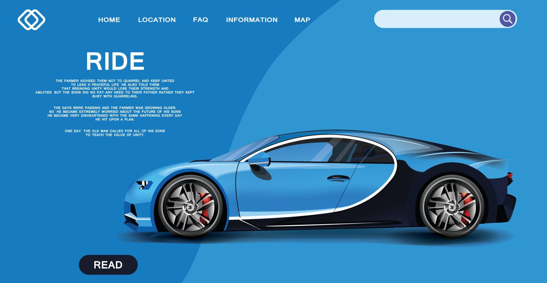 sports car vector 12254267 Vector Art at Vecteezy