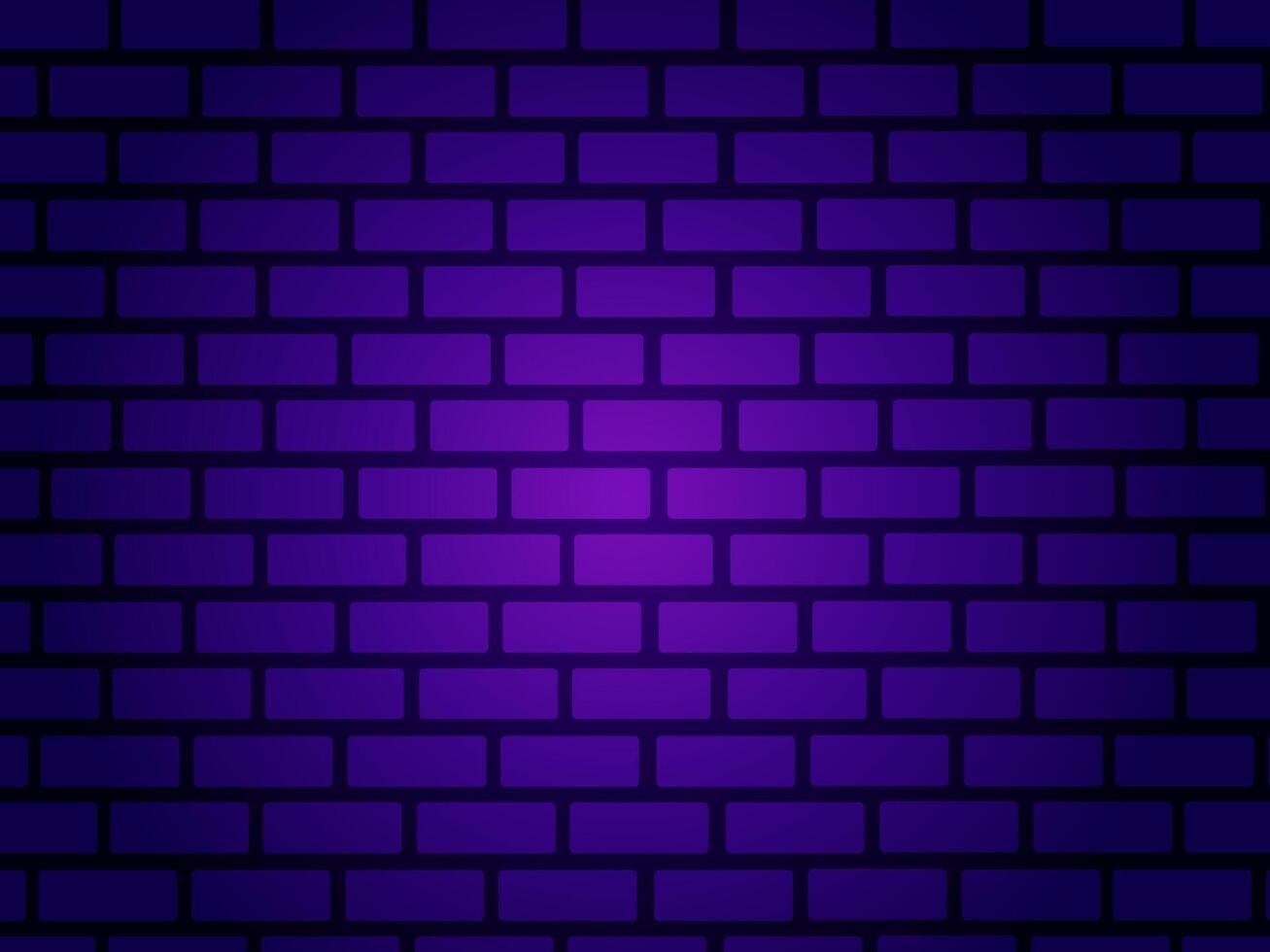 pared de neón iluminada. ilustración vectorial de la pared de ladrillo ... pared de neón iluminada. ilustración vectorial de la pared de ladrillo ...
