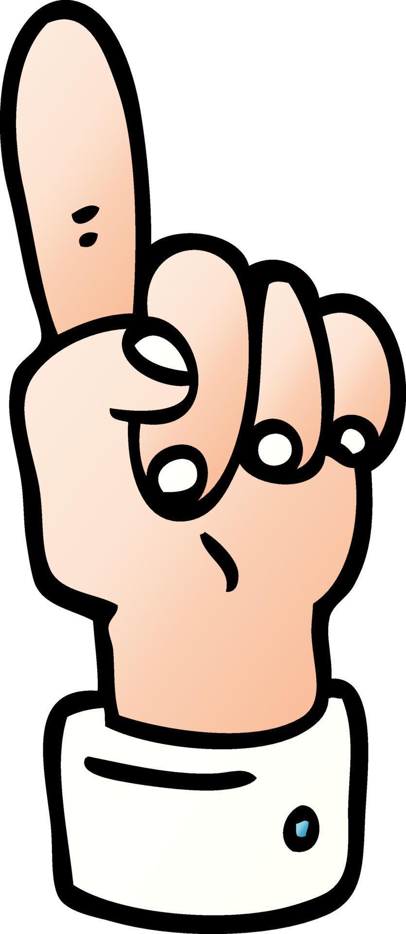 vector gradient illustration cartoon pointing hand 12265963 Vector Art ... vector gradient illustration cartoon pointing hand 12265963 Vector Art ...