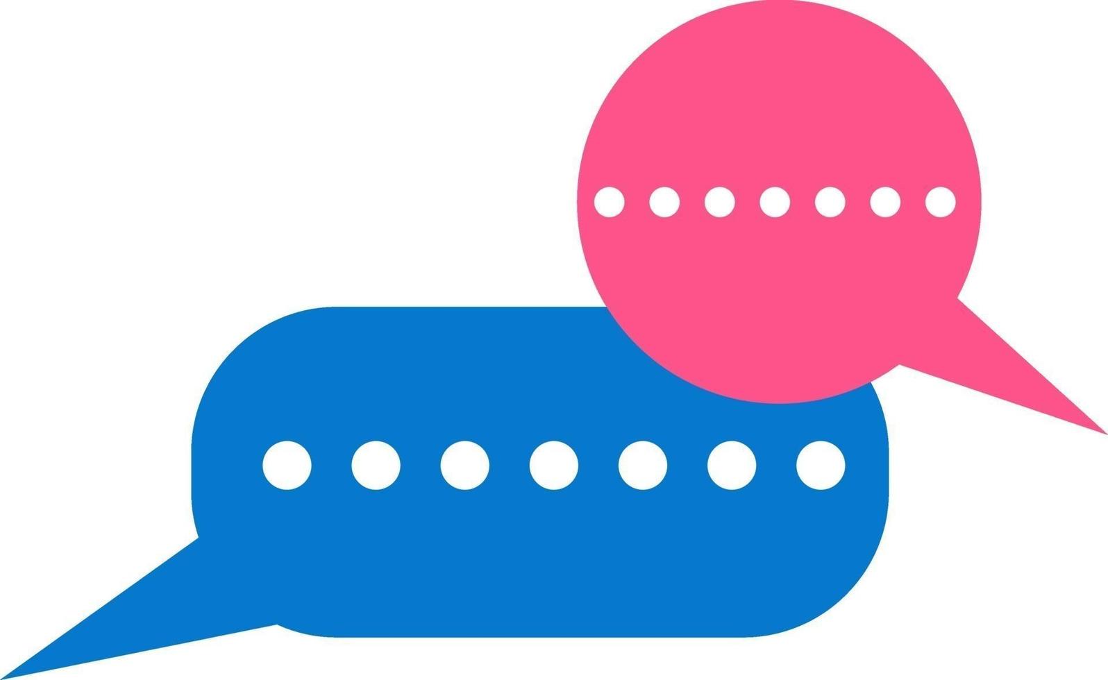 Online chat bubble, illustration, vector on white background 12268798 ...