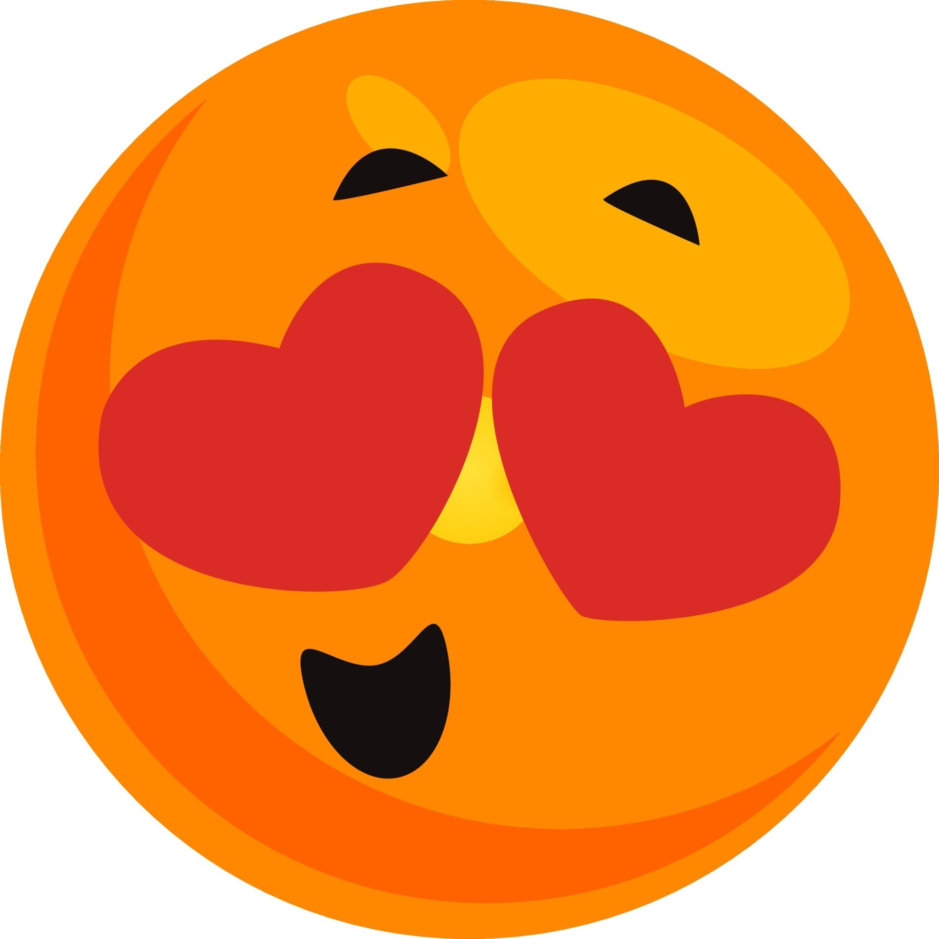 Emoji in love, illustration, vector on white background 12269131 Vector Art at Vecteezy