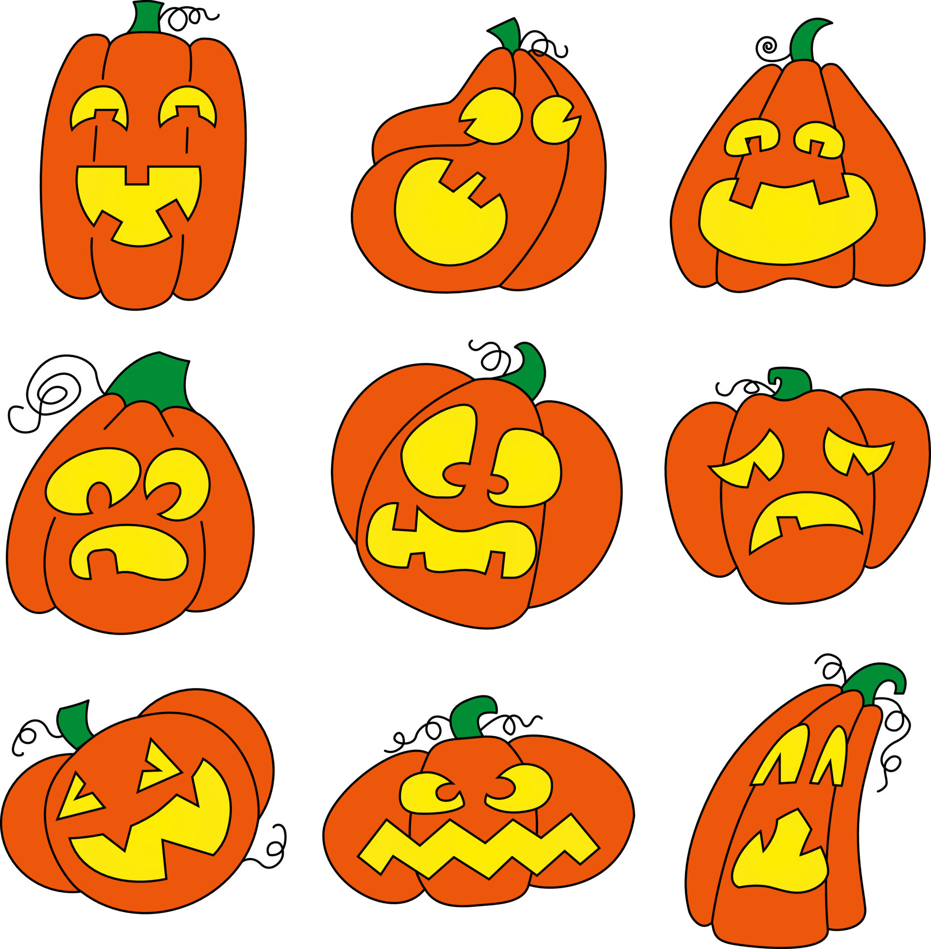 poner calabazas para halloween. ilustraciones vectoriales. 12272846 ... poner calabazas para halloween. ilustraciones vectoriales. 12272846 ...