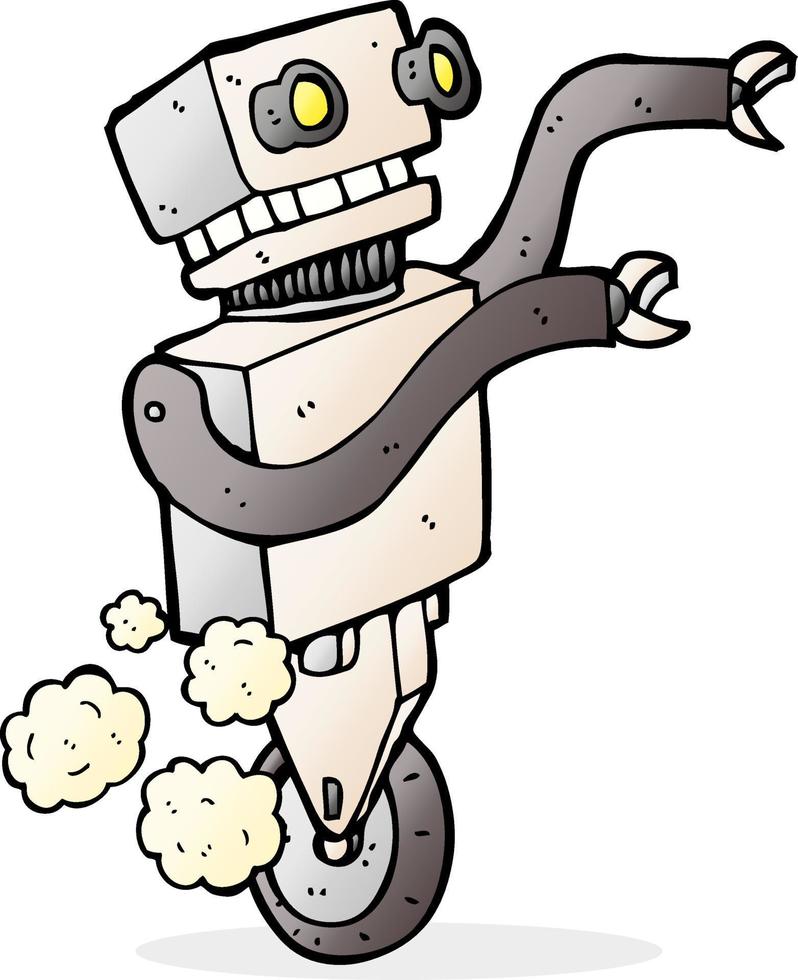 cartoon funny robot 12277159 Vector Art at Vecteezy