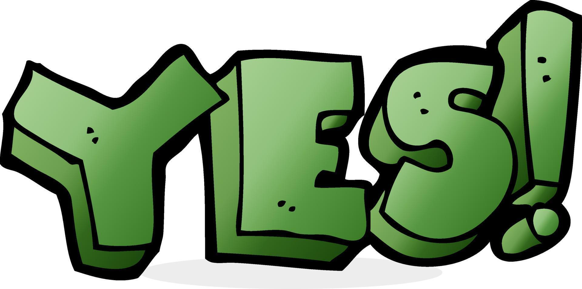 cartoon yes symbol 12279682 Vector Art at Vecteezy cartoon yes symbol 12279682 Vector Art at Vecteezy