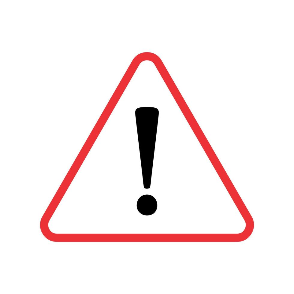 Warning Vector Icon Warning Red Sign 12280735 Vector Art At Vecteezy