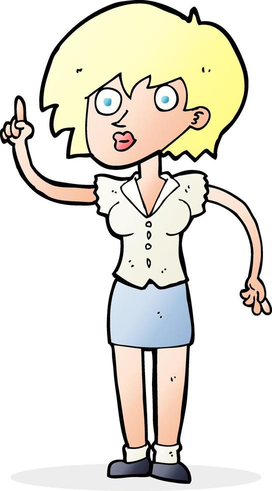 cartoon woman with question 12281247 Vector Art at Vecteezy