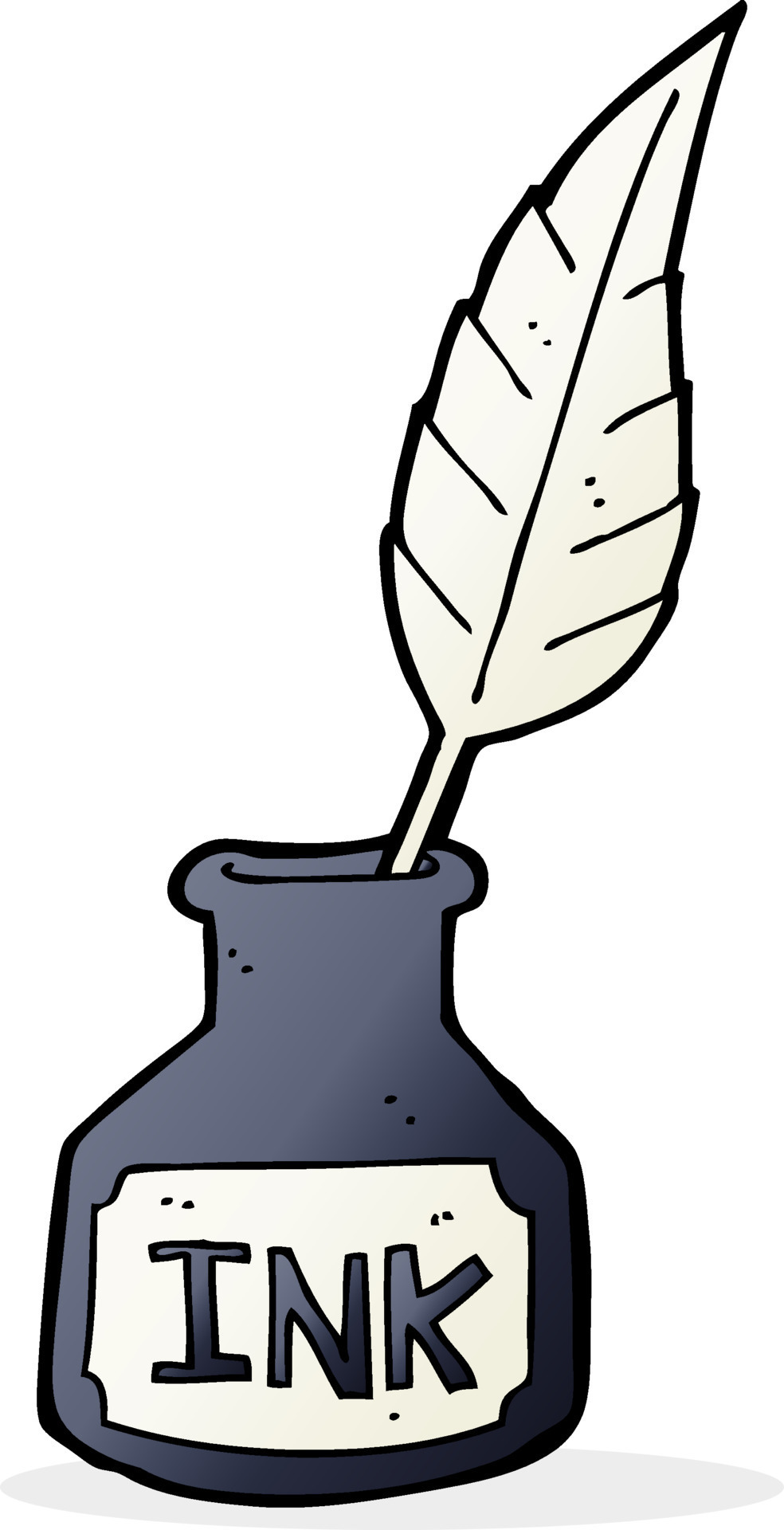 cartoon ink bottle 12288364 Vector Art at Vecteezy