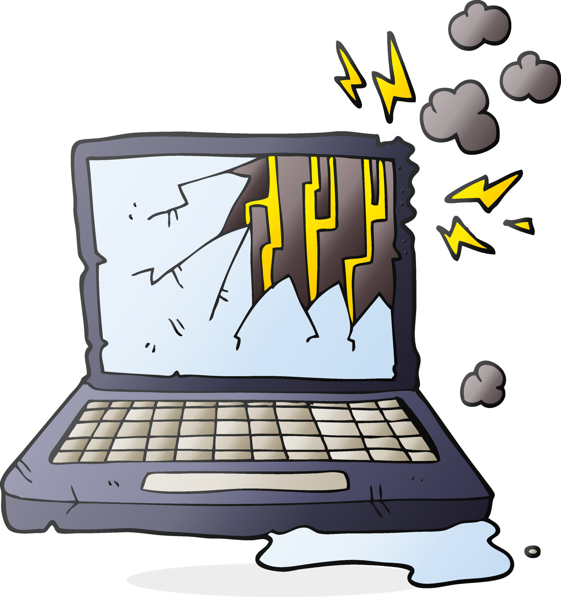 cartoon broken computer 12289788 Vector Art at Vecteezy cartoon broken computer 12289788 Vector Art at Vecteezy
