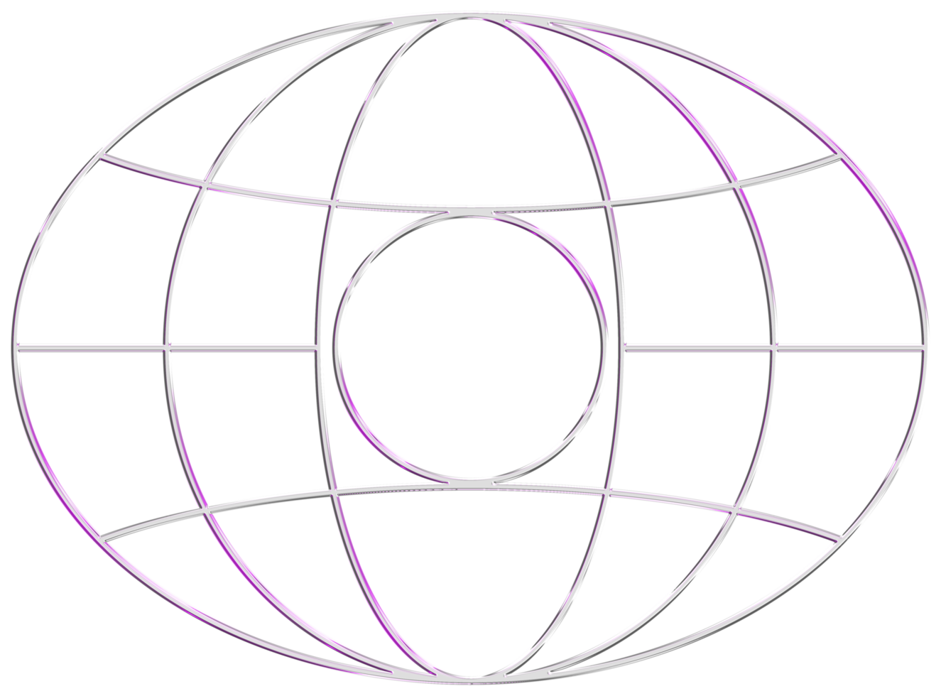 Abstract 3d Rendering Wavy Shape Distorted Sphere3d Rendering Different Iridescent Geometric