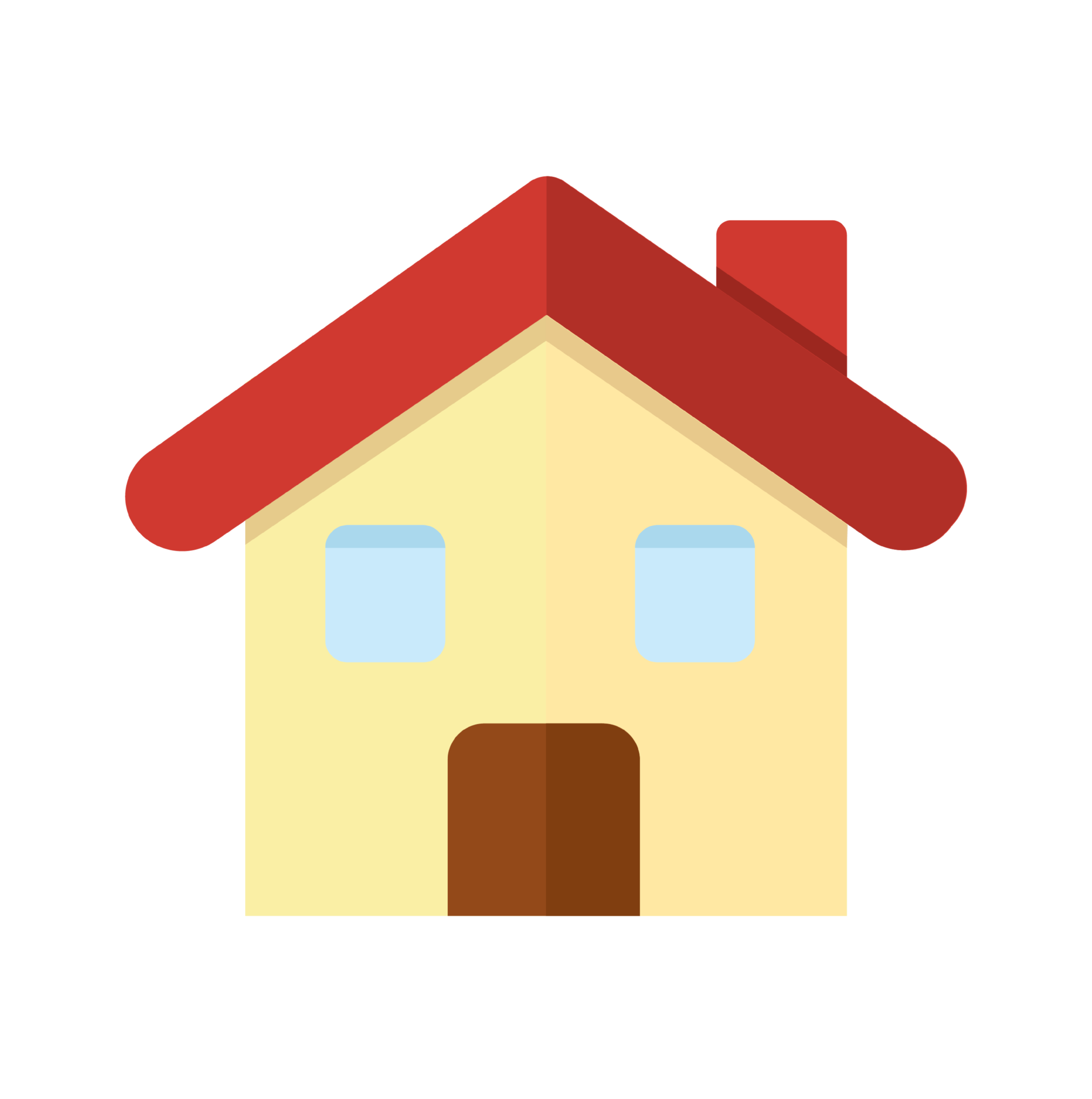 House in flat design 12300220 PNG