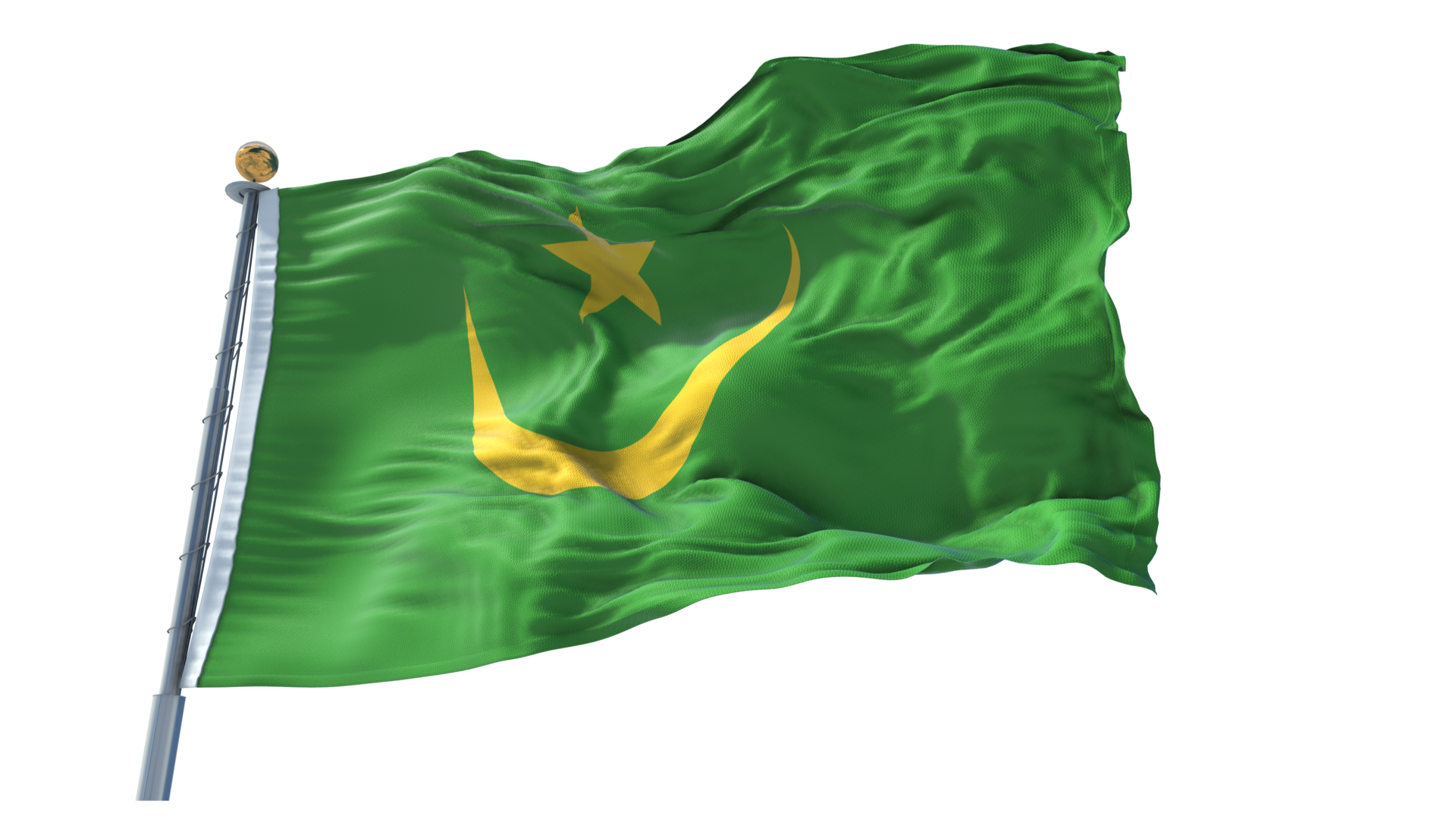 Mauritania Flag Png 12301158 Png
