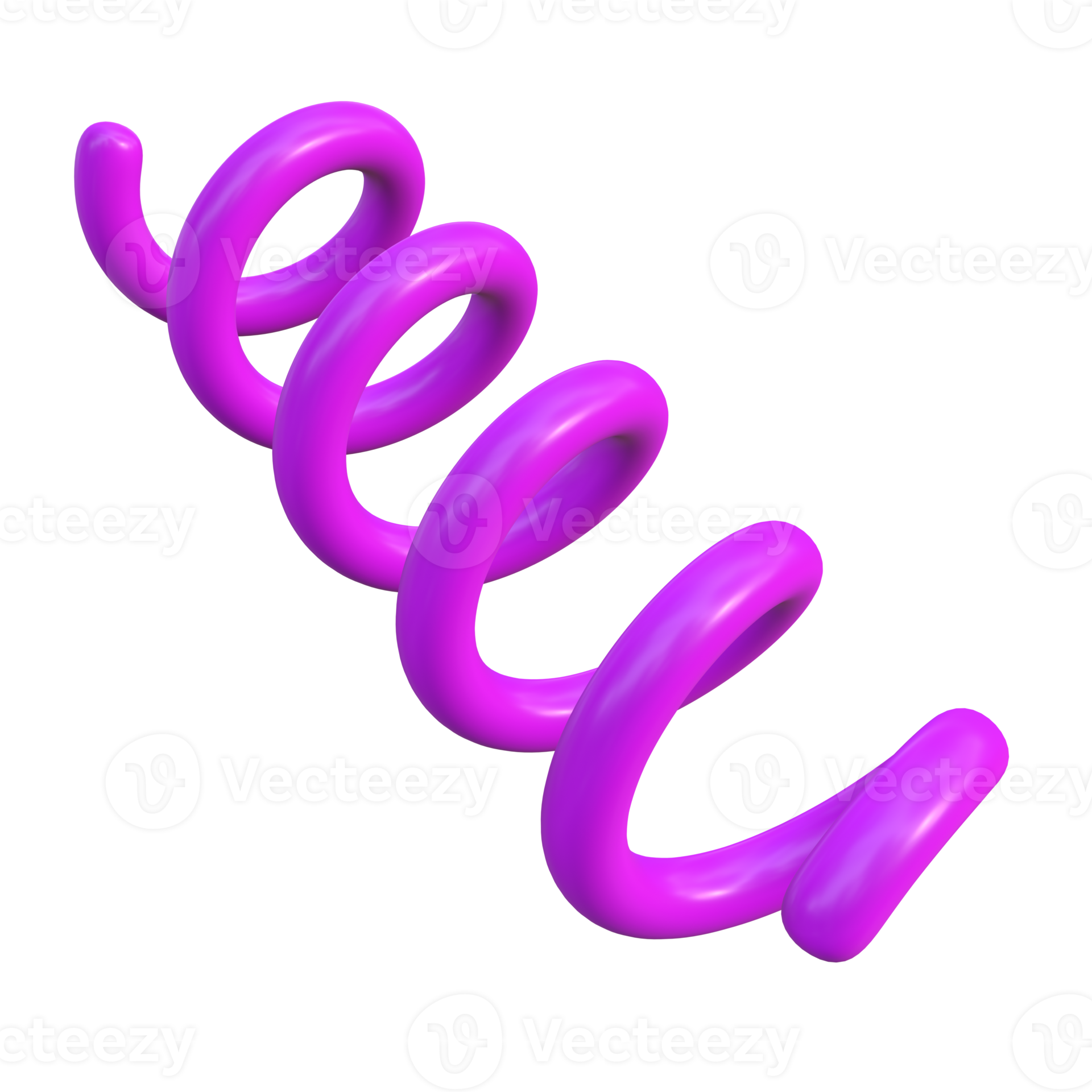 Abstract Spiral Geometric Shape 3D Render 12302982 PNG