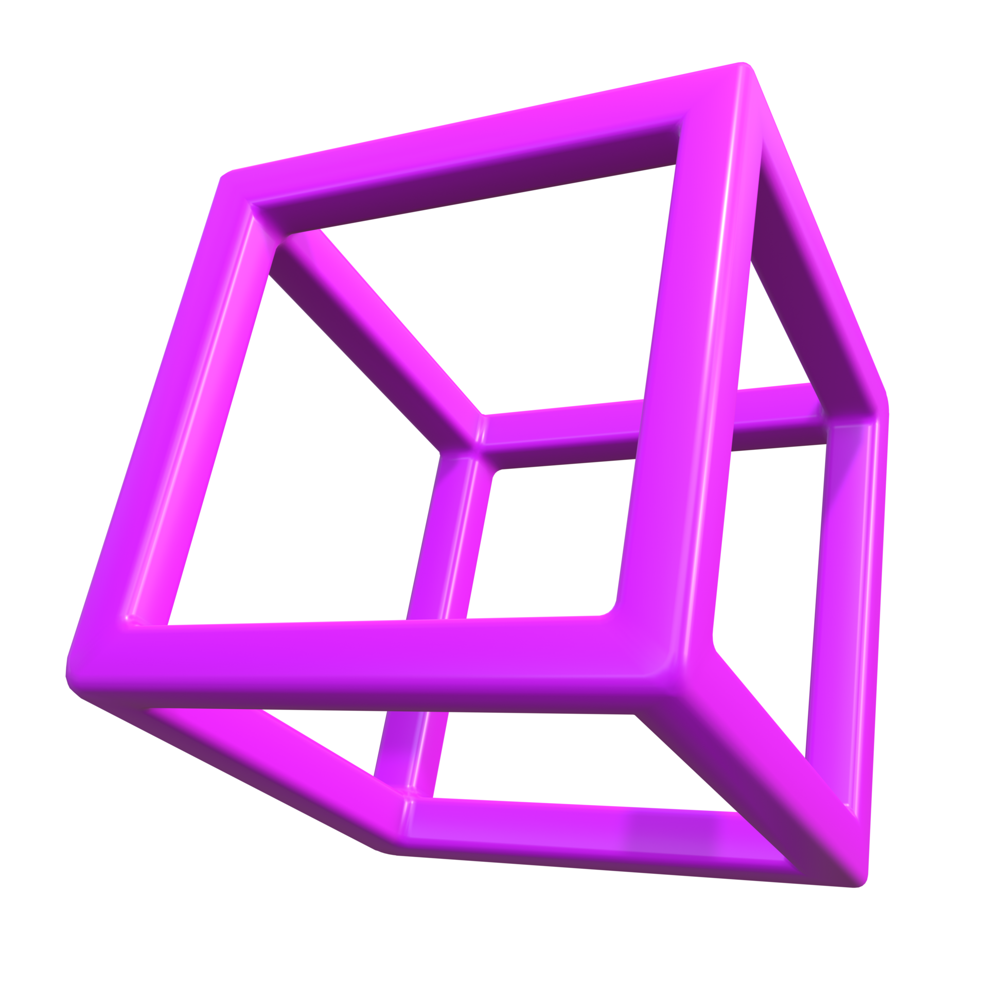 Abstract Cube Outline Geometric Shape 3D Render 12302986 PNG Abstract Cube Outline Geometric Shape 3D Render 12302986 PNG
