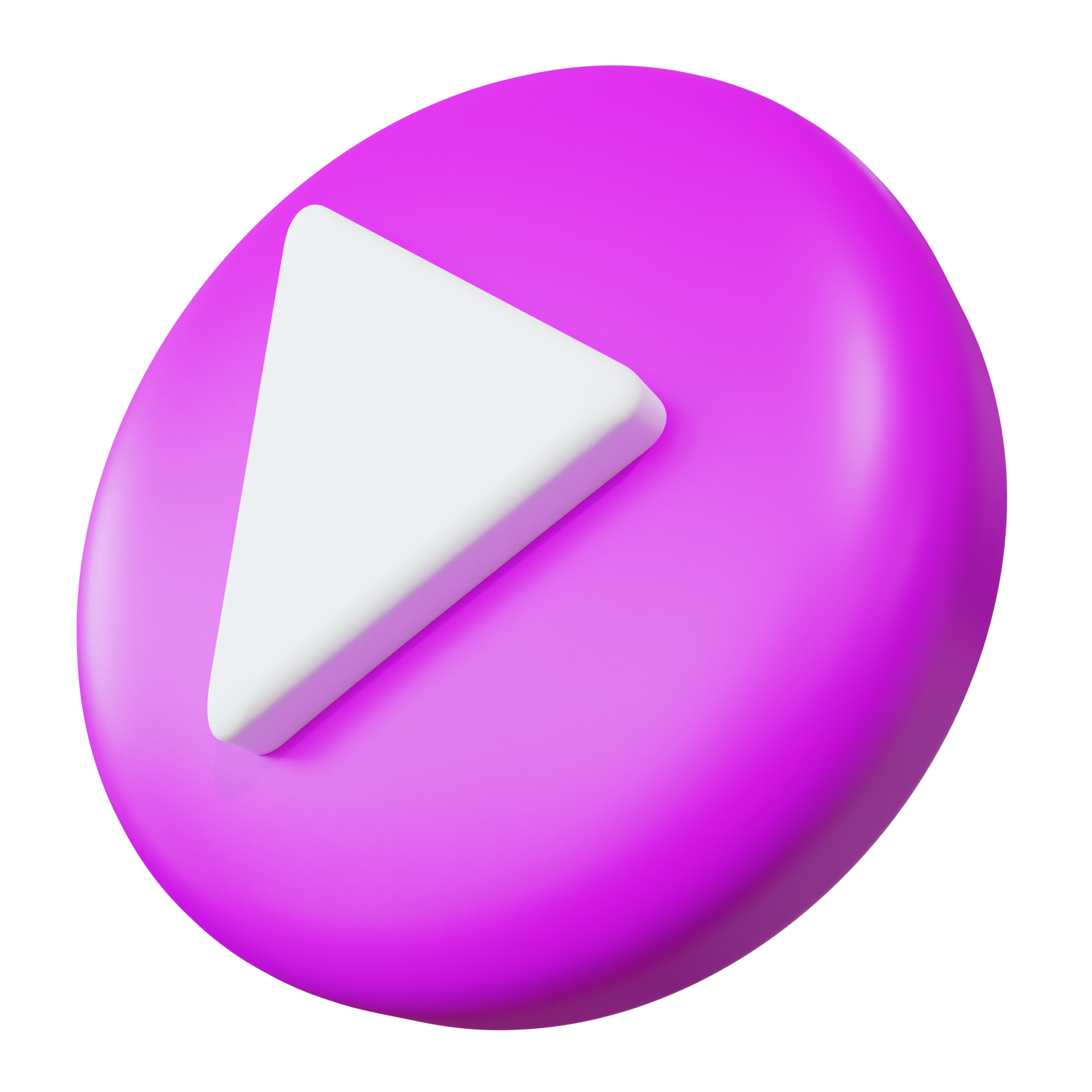 Stylized 3d Play Button Illustration 12302988 Png