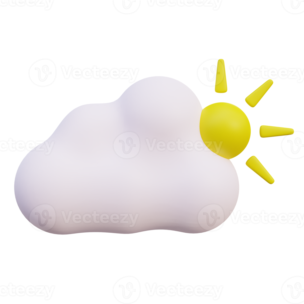 3d Sunny Weather Illustration 12303017 Png