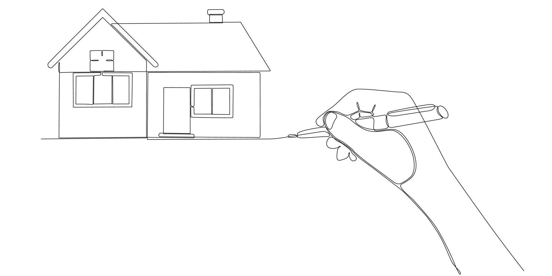 continuous line art 12307702 Vector Art at Vecteezy