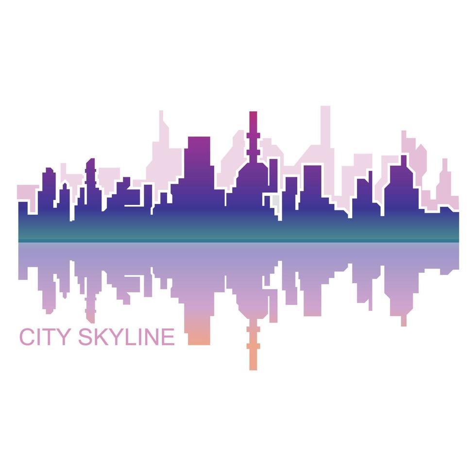 City silhouette skyline illustration design. City landscape Panorama ... City silhouette skyline illustration design. City landscape Panorama ...