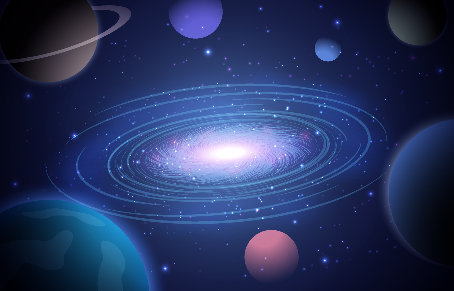 Milkyway Galaxy Background 12308988 Vector Art at Vecteezy