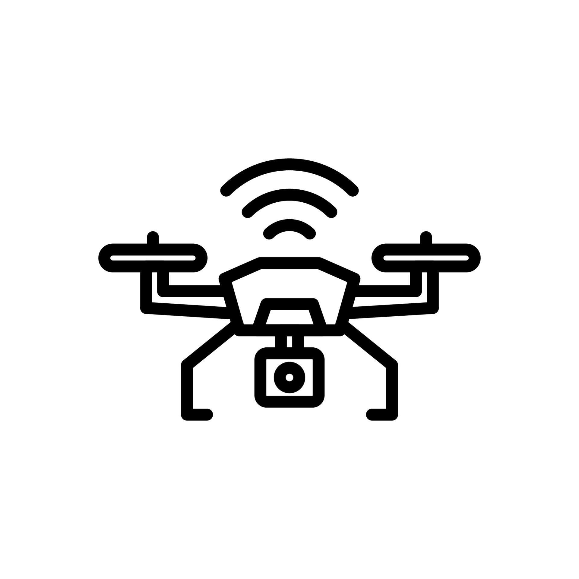 Drone Outline Icon Vector And Illustration 12318142 Vector Art At Vecteezy