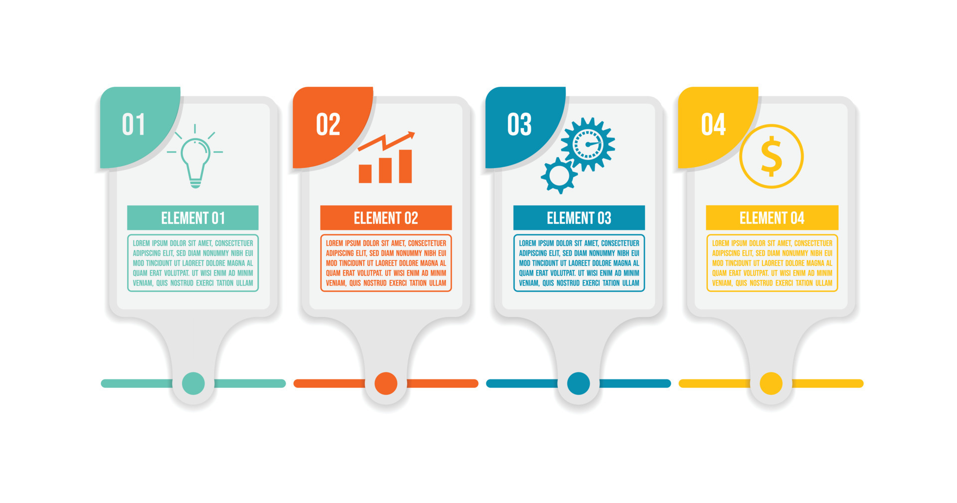 4 steps timeline infographic template 12319663 Vector Art at Vecteezy 4 steps timeline infographic template 12319663 Vector Art at Vecteezy