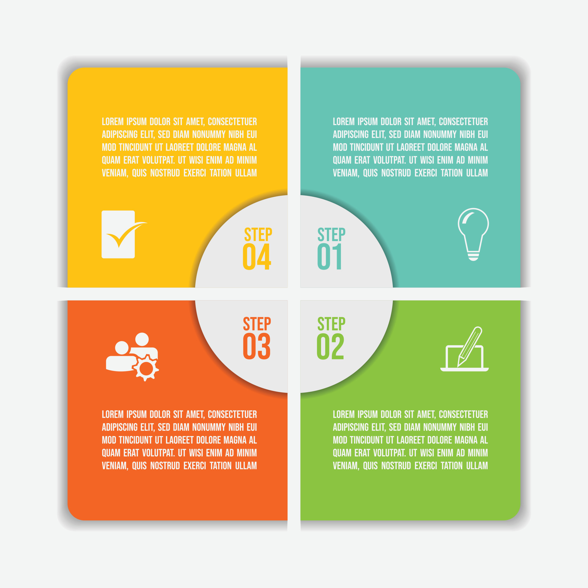 4 steps timeline infographic template 12319669 Vector Art at Vecteezy 4 steps timeline infographic template 12319669 Vector Art at Vecteezy