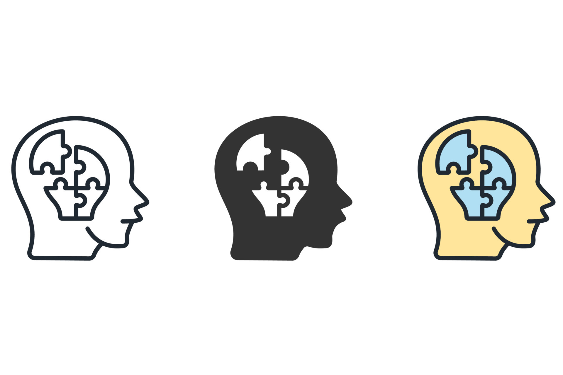 Problem Solving icons symbol vector elements for infographic web ...