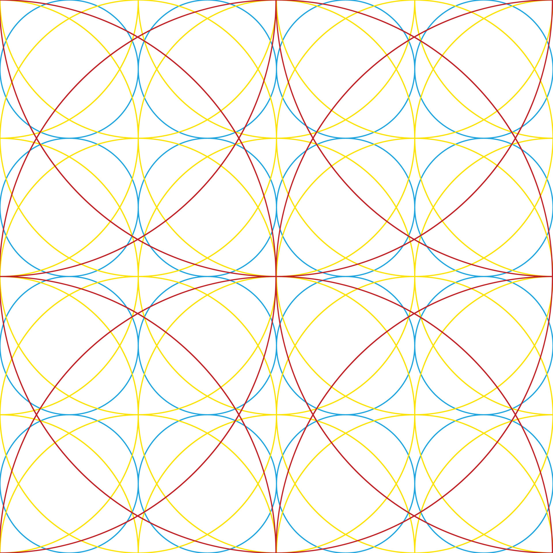 Seamless Circle Geometry Pattern Swatch 12322872 Vector Art at Vecteezy