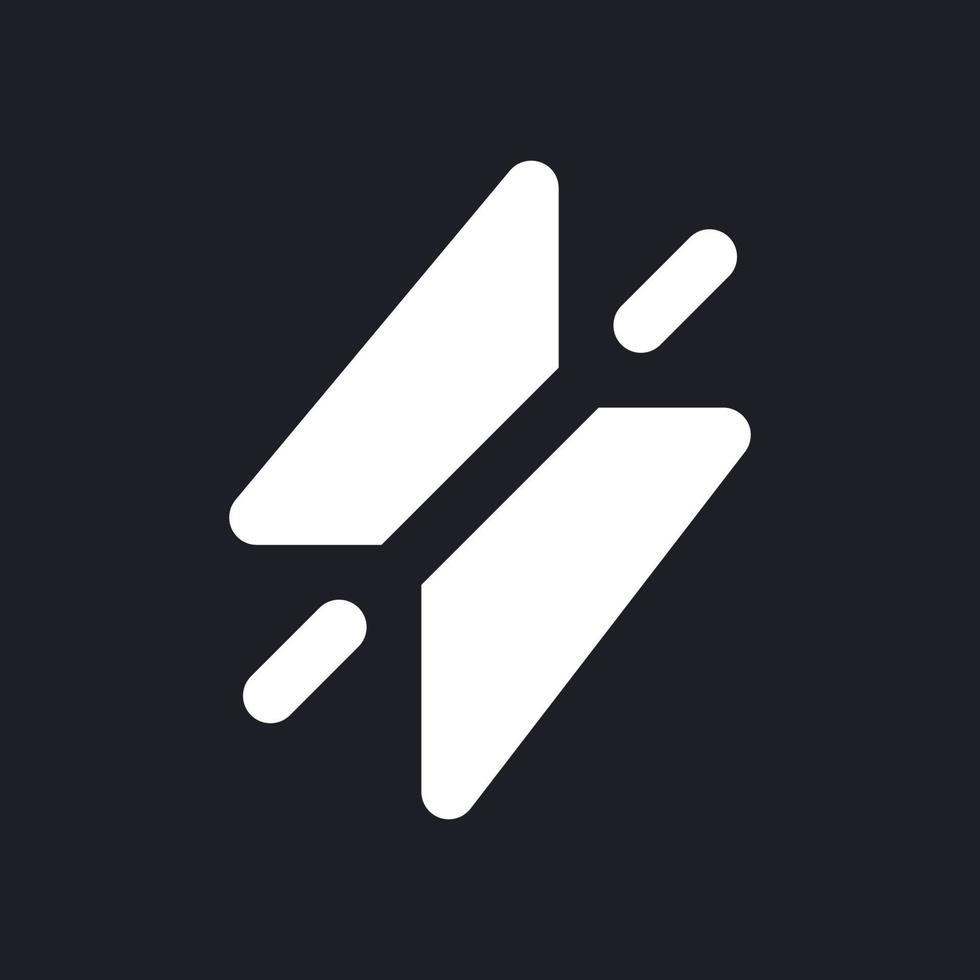 Silent Mode Dark Mode Glyph Ui Icon Block Notifications User Interface Design White