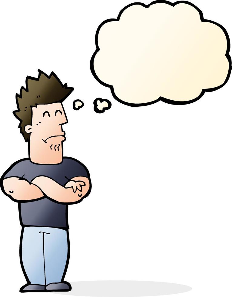 cartoon sulking man with thought bubble 12328975 Vector Art at Vecteezy cartoon sulking man with thought bubble 12328975 Vector Art at Vecteezy