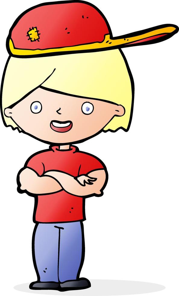 niño de dibujos animados con gorra 12338250 Vector en Vecteezy niño de dibujos animados con gorra 12338250 Vector en Vecteezy