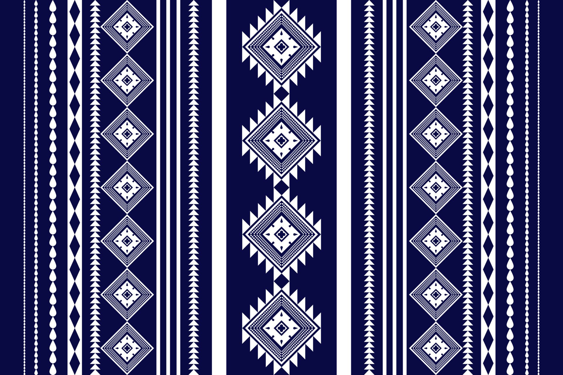 Geometric ethnic oriental seamless pattern traditional Design for ...