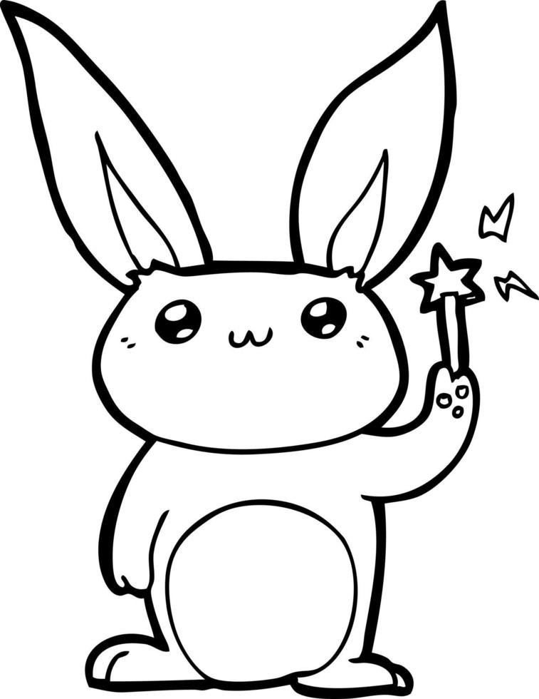 Cute Cartoon Rabbit 12353272 Vector Art At Vecteezy