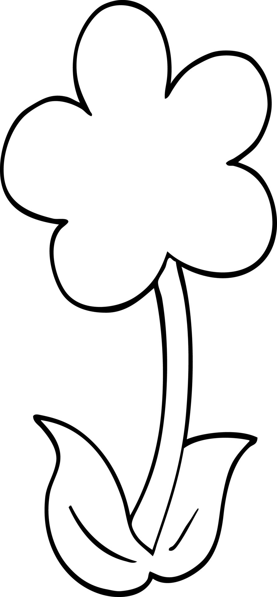 Linda Flor De Dibujos Animados 12353560 Vector En Vecteezy