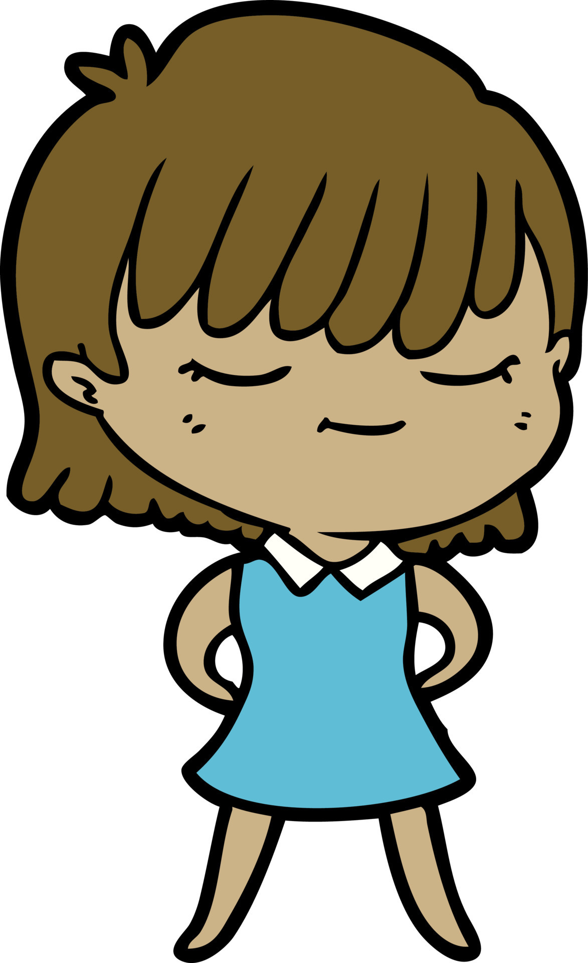 cartoon character woman 12354745 Vector Art at Vecteezy