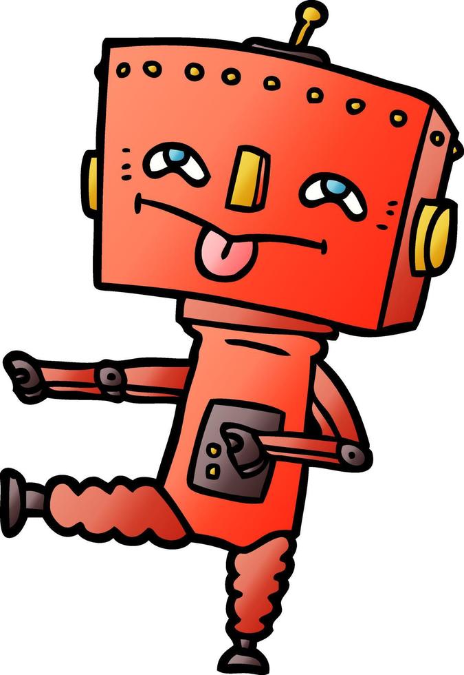 Vector cartoon robot 12356185 Vector Art at Vecteezy