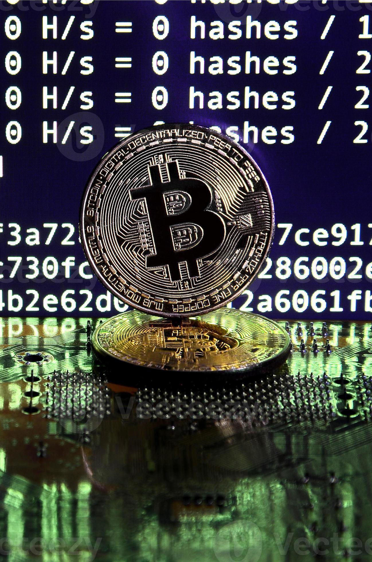 The digital process of cryptocurrency mining by using the GPUs ...